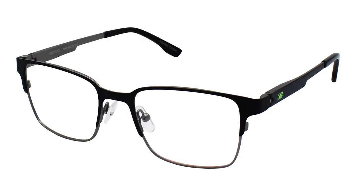 New Balance NBK182 Eyeglasses Kids Rectangle Metal Frames