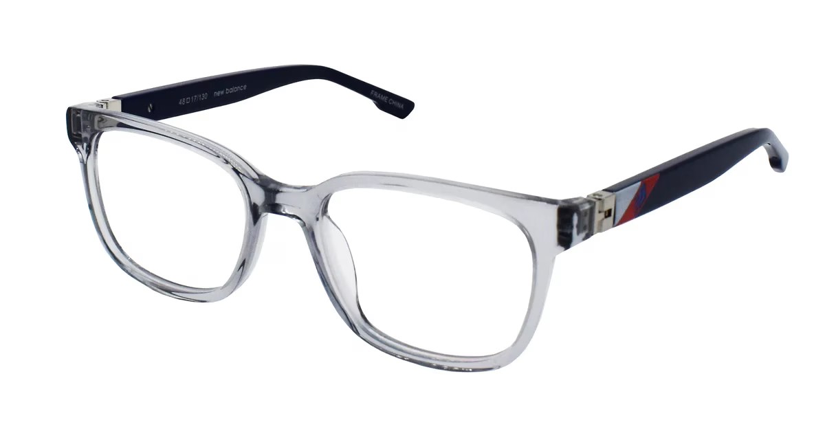 New Balance NBK185 Eyeglasses Kids Plastic Rectangle Frames
