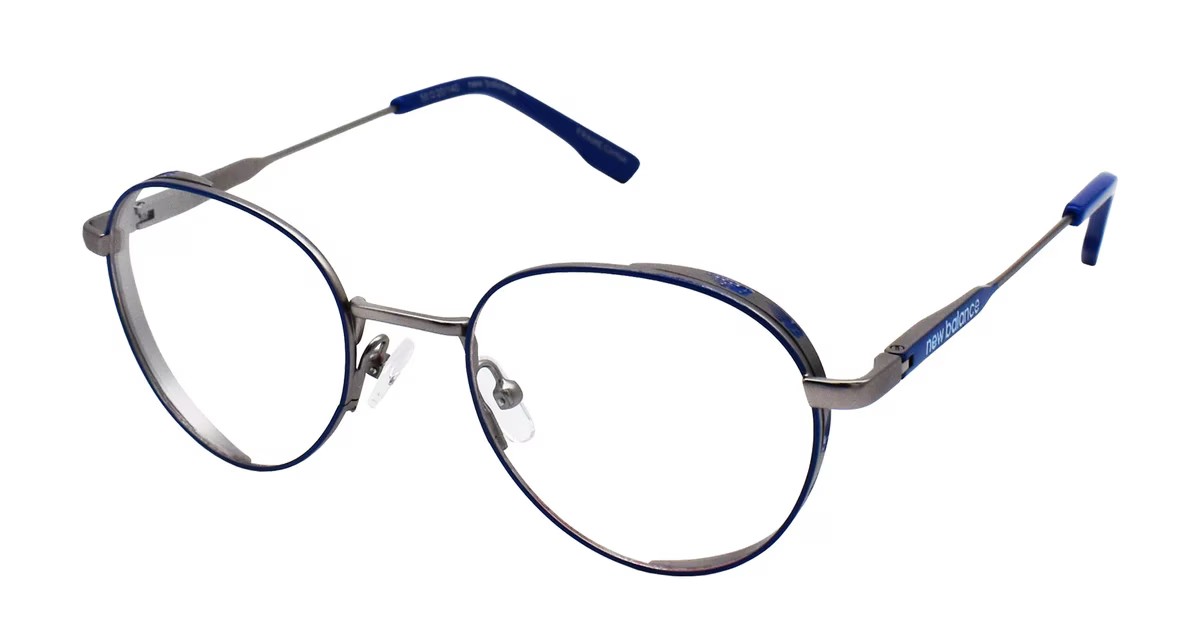 New Balance NBK186 Eyeglasses Kids Oval Metal Frames